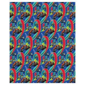 Blaze and The Monster Machines Single Duvet Cover - Blazing Speeed Design - Officially Licensed Reversible Two Sided Design