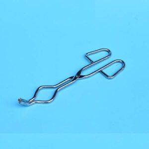 8 Inches Crucible Tongs Stainless Steel Professional Grade Crucible SS Casting Tool Lab Tongs