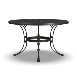 Homestyles Sanibel Black Outdoor Dining Table, Bronze, 48" Table, Sanibel