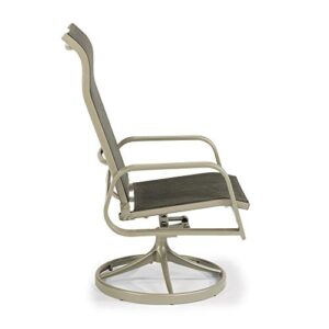 Homestyles Captiva Gray Outdoor Swivel Rocking Chair