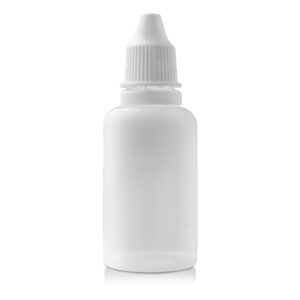 extend lab 30ml plastic dropper bottle pack of 10 - squeezable eye dropper bottles - refillable mini dropper bottles with srew cap - ideal for essence, oil