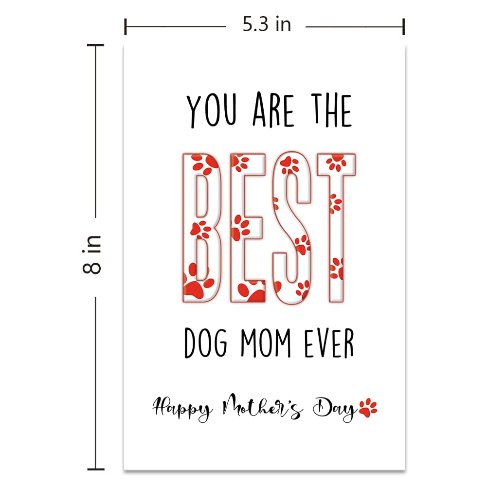 Card for Mom Mother's Day Card, Funny Birthday Greeting Card for Mommy Mama, Original Rude Punch Her Face Humor Card for Mother