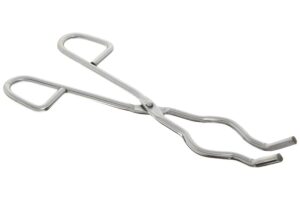 8 inches crucible tongs stainless steel professional grade crucible ss casting tool lab tongs