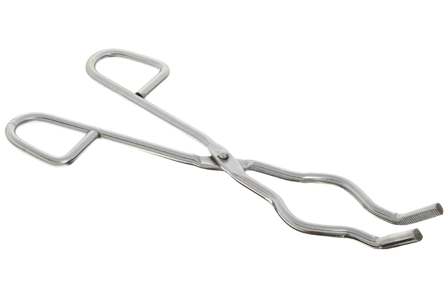 8 Inches Crucible Tongs Stainless Steel Professional Grade Crucible SS Casting Tool Lab Tongs