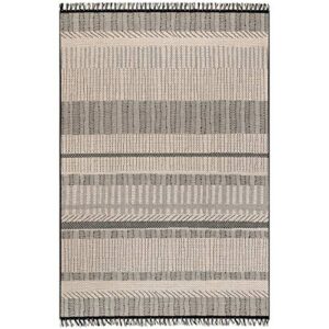 nuLOOM Indoor/Outdoor Modern Moroccan Megan Area Rug, 4' x 6', Grey