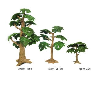 Kisangel 3PC Model Trees Railroad Scenery Trees Model Train Architecture Trees Fake Trees Diorama Tree for DIY Crafts Miniature Landscape Size S