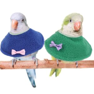 4 Pcs Bird Cone Collar Pet Anti-bite Elizabethan Collar Parrot Recovery Cone Protective Recovery Cones for Budgerigar Cockatiel Lovebirds Cockatoo Parrots (M)