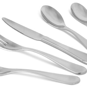 Kitchinox 20-Piece Flatware Set, Service for 4, Tulip