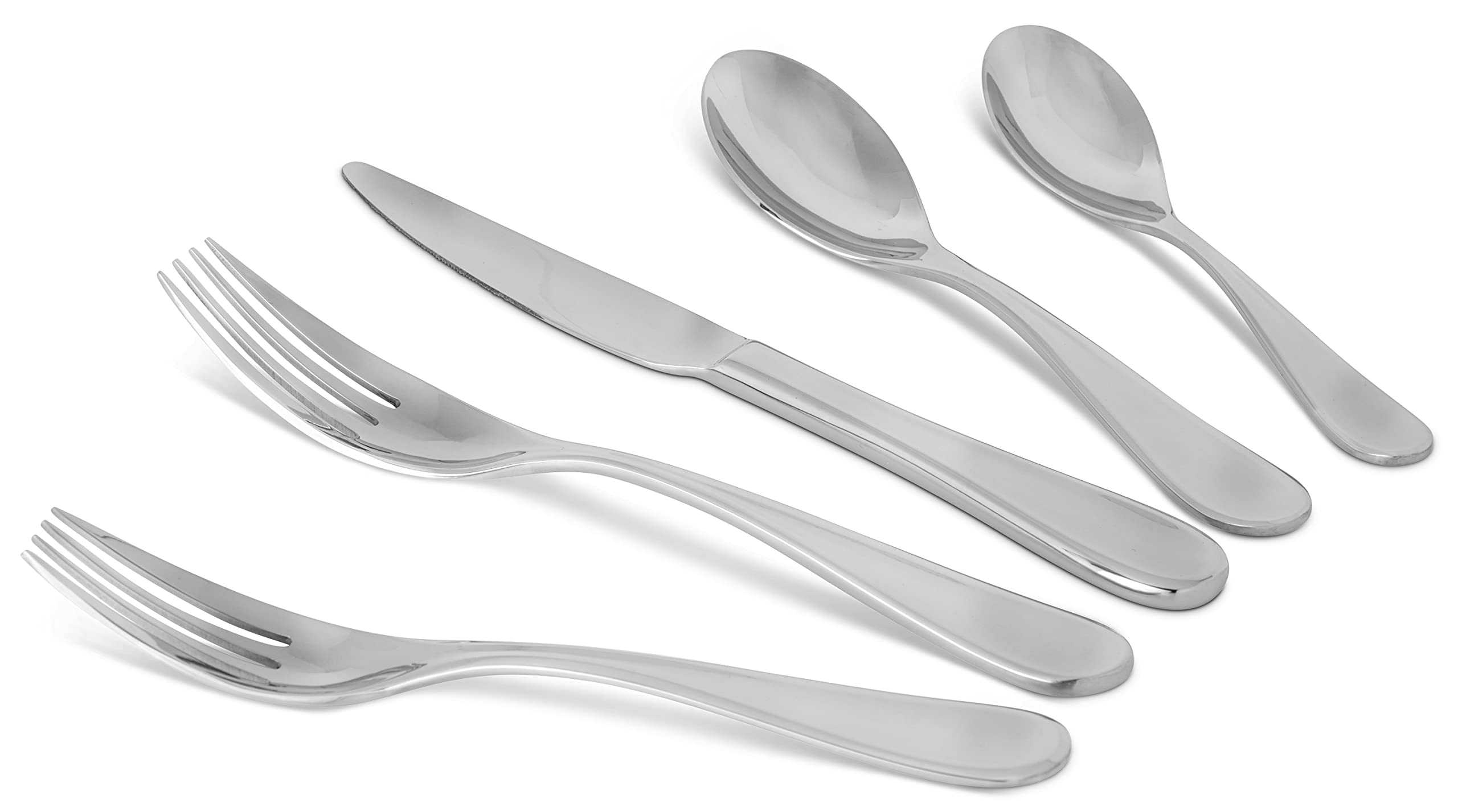 Kitchinox 20-Piece Flatware Set, Service for 4, Tulip