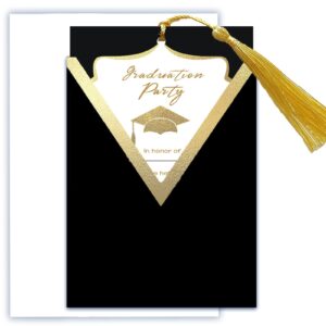 aminord graduation invitations 2024 - class of 2024 graduation party supplies -12 pack graduation party invitations cards with envelopes