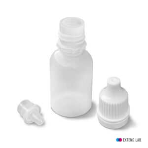 EXTEND LAB 5 PCS 10ml Plastic Dropper Bottle - Squeezable Eye Dropper Bottles - Refillable Mini Dropper Bottles with Srew Cap - Ideal for Essence, Oil