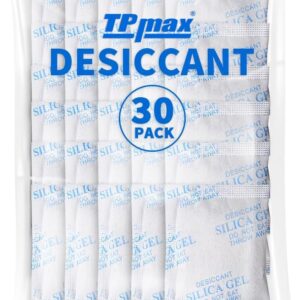 30 Packets 10 Gram Silica Gel Desiccant Pockets Bags Packs Absorber Dehumidifiers