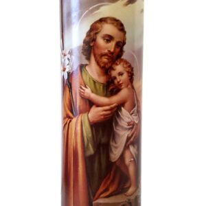 Staci19 Saint Joseph (San Jose) Yellow Devotional Candle