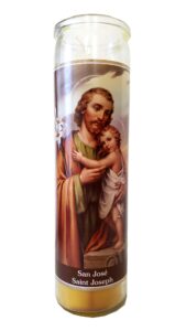 staci19 saint joseph (san jose) yellow devotional candle