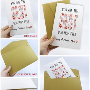 Card for Mom Mother's Day Card, Funny Birthday Greeting Card for Mommy Mama, Original Rude Punch Her Face Humor Card for Mother