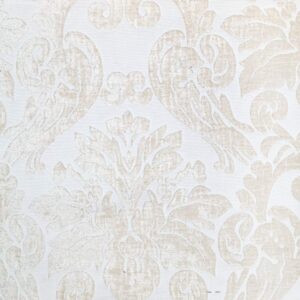 7 colors/velvet tone on tone damask black fabric / /drapery, upholstery, pillow, costume/ivory, gold, gray, brown, black, royal blue/fabric by the yard (ivory)