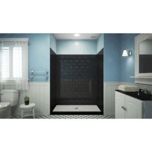 DreamLine QWALL-VS Shower and Tub Backwalls, Black