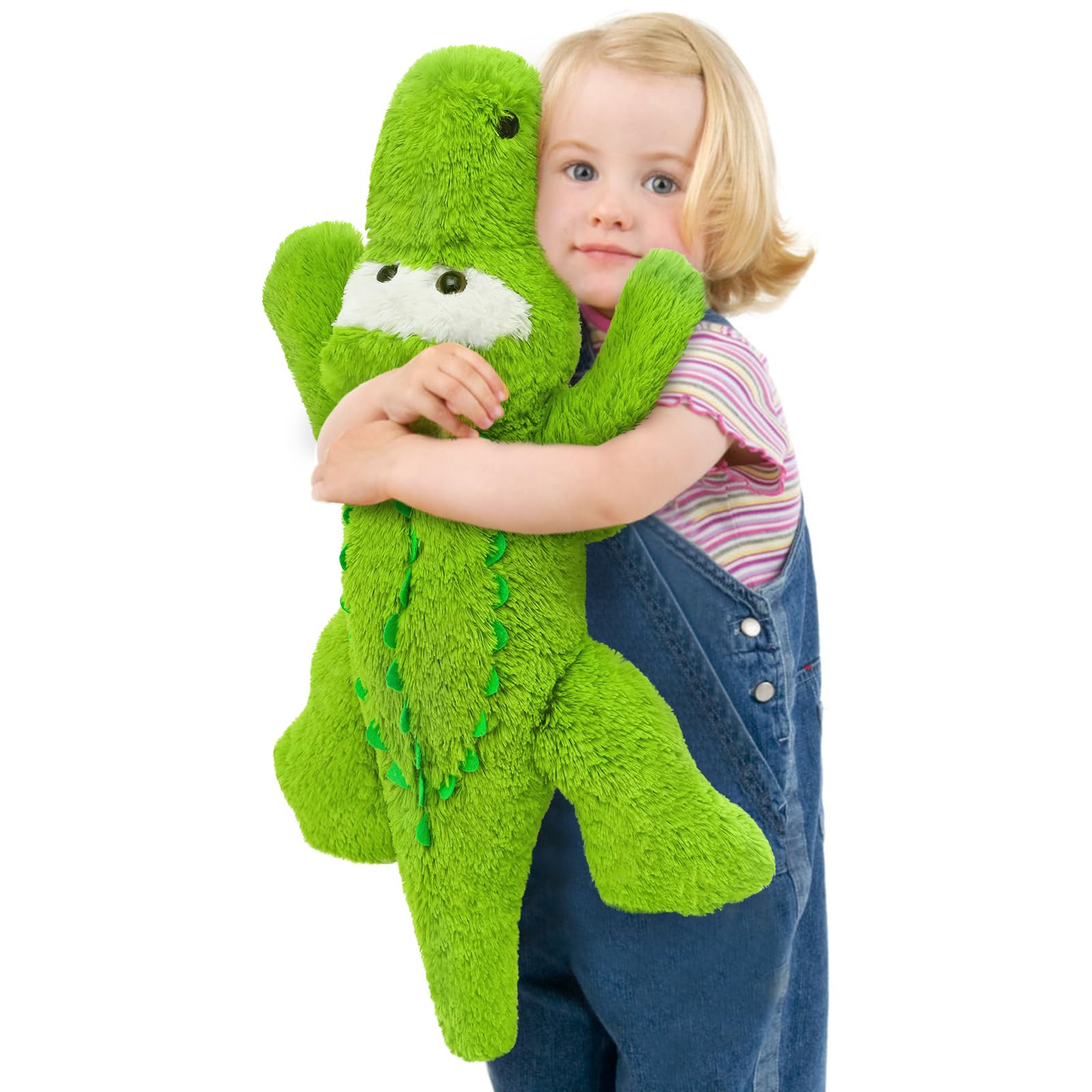 Tezituor Alligator Stuffed Animal Plush Toy 28 inch, Crocodile Stuffed Animal Soft Alligator Hugging Pillow