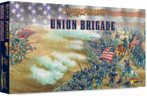 warlord black powder epic battles american civil war union brigade tabletop miniatures - plastic paintable miniature 1700-1900 soldiers set, unpainted table top 28mm military minifigures for adults