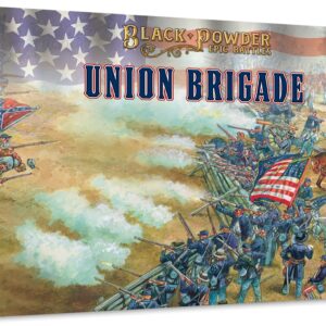 Warlord Black Powder Epic Battles American Civil War Union Brigade Tabletop Miniatures - Plastic Paintable Miniature 1700-1900 Soldiers Set, Unpainted Table Top 28mm Military Minifigures for Adults