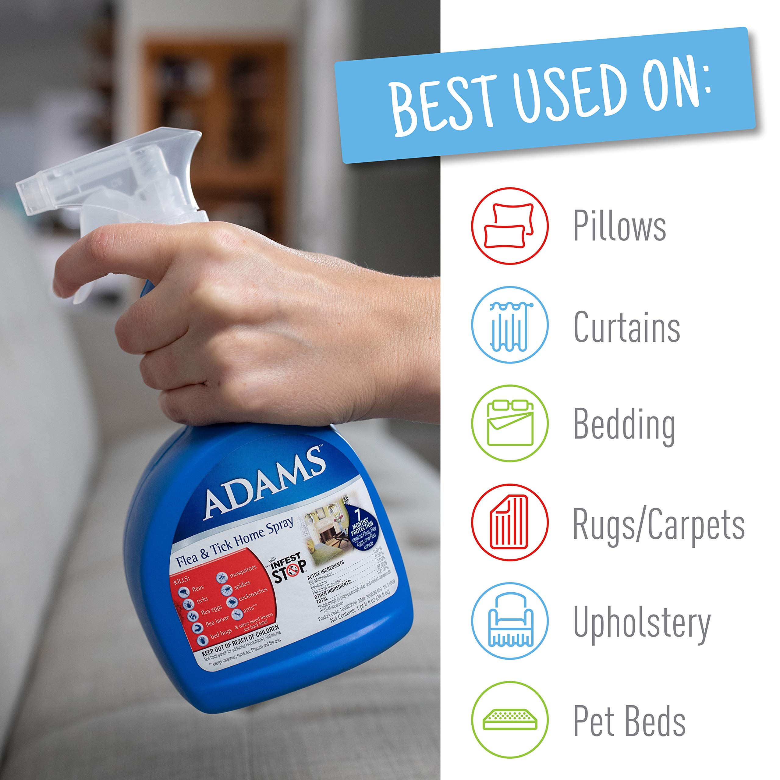 Adams Plus Flea & Tick Yard Spray and Home Spray