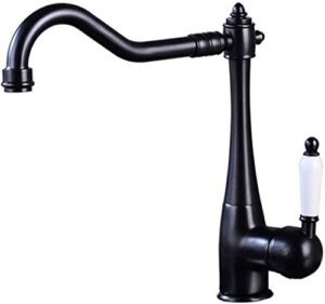 bathtub faucet nostalgia kitchen mixer sink faucet country house,single lever mixer water tap with ceramic brass handles,360 ° swivel ceramic handles