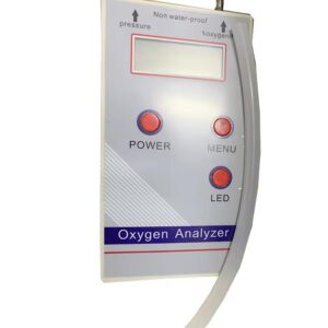 Oxygen Analyzer Purity Detector | 21%-100% | 02, Flow & Pressure Digital Readout |