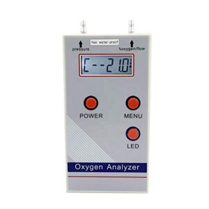 oxygen analyzer purity detector | 21%-100% | 02, flow & pressure digital readout |