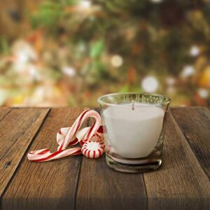 Glade Jar Candles, Fragrance Candles Infused with Essential Oils, Air Freshener Candles, Multiple Scents Available! (Candy Cane Cheer, 3.4oz- 2 Candles)