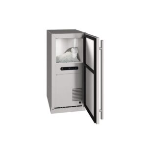 ULINE U-Line UONB115-SS01B Outdoor Nugget Ice Machine 15 in Reversible Hinge Stainless Solid 115v