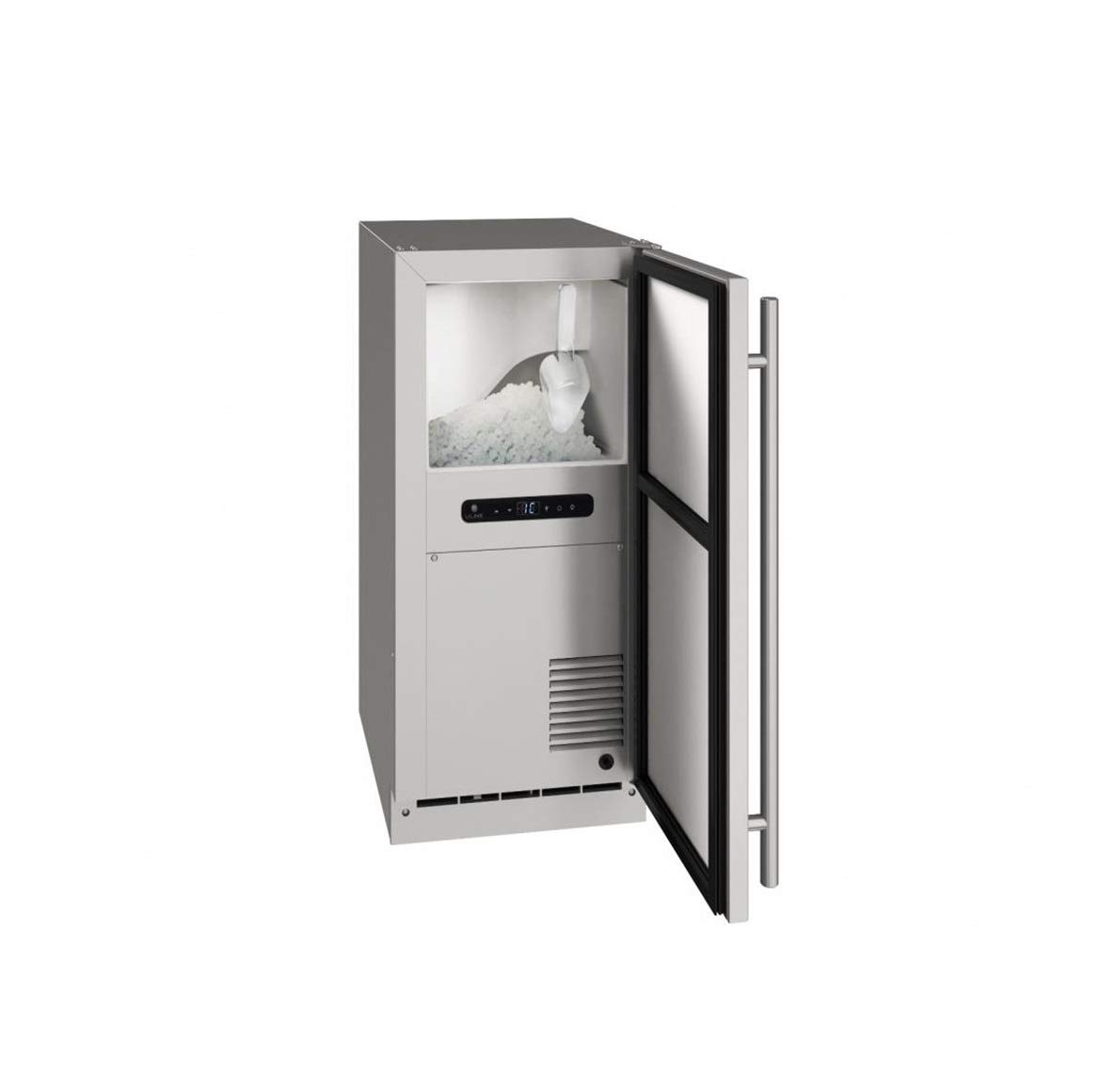 ULINE U-Line UONB115-SS01B Outdoor Nugget Ice Machine 15 in Reversible Hinge Stainless Solid 115v