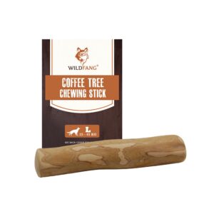 wildfang®coffee wood dog chew large-natural wood stick for dogs, wood dog chew toy, wood dog bone, wood chew toy for dogs, dog wood chew stick, coffee bone for dogs muscle training, xl - from 99 lbs