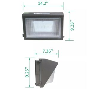 CHIUER 40W High Efficiency 150lm/w LED Wall Pack Light[MH HID HPS Replacement] Security Lamp Outdoor Lighting Roadway Fixture IP65 5000K Daylight ETL DLC Lighting Facts