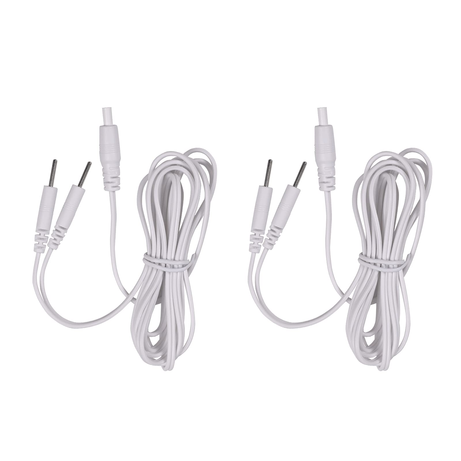 2 Count TENS Wires Pin Electrode Wires for TENS Unit Electrodes Cords Lead Wires TENS Cable