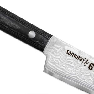 SAMURA DAMASCUS 67 Utility Knife 6.0"/150 mm - 67 Layers | Premium Japanese Steel | Ultra-Sharp & Durable | Perfect for Precision Cutting