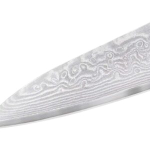 SAMURA DAMASCUS 67 Utility Knife 6.0"/150 mm - 67 Layers | Premium Japanese Steel | Ultra-Sharp & Durable | Perfect for Precision Cutting