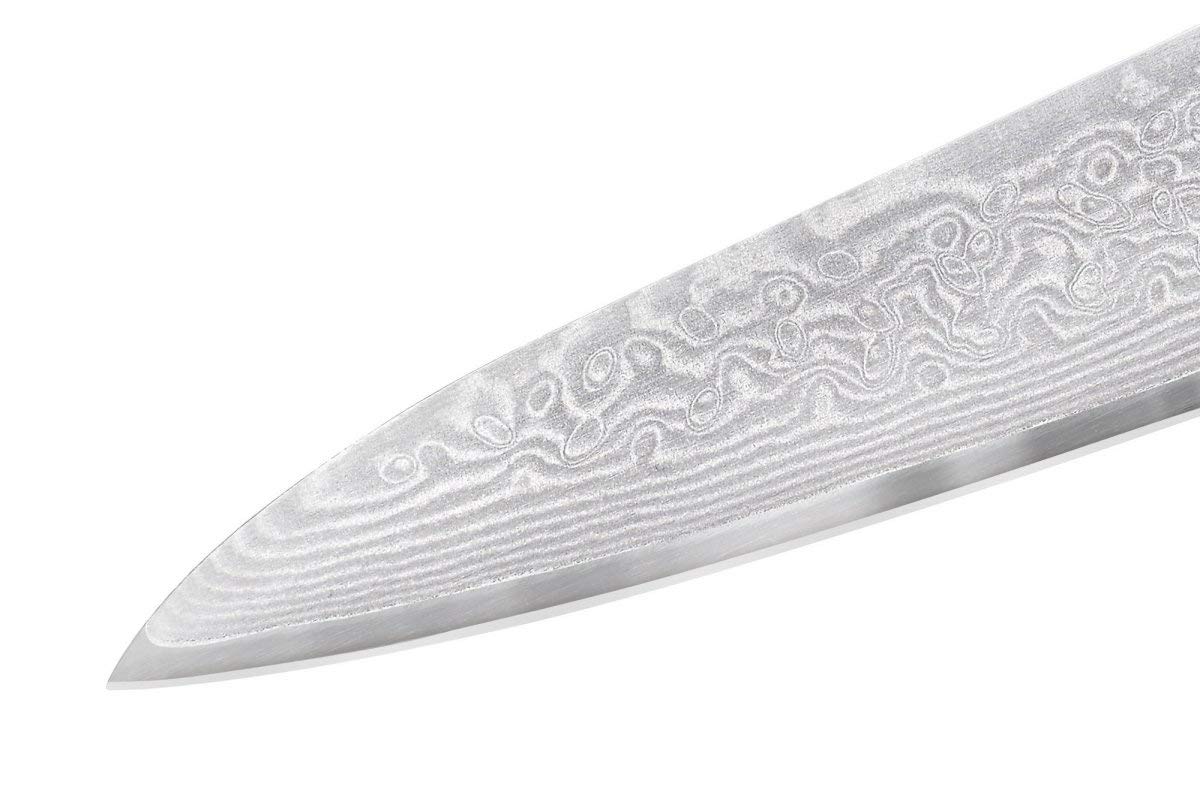 SAMURA DAMASCUS 67 Utility Knife 6.0"/150 mm - 67 Layers | Premium Japanese Steel | Ultra-Sharp & Durable | Perfect for Precision Cutting