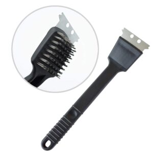 stainless steel bird droppings cleaning brush with scraper birdcage accessory parrot pet cage