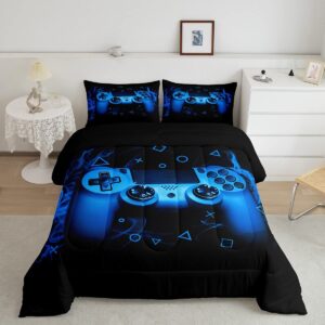 feelyou gamer comforter set twin size boys gaming bedding for kids teens 2 pcs