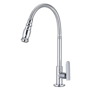 bathtub faucet single handle kitchen sink faucet pull down arbitrary rotating lavatory cold water tap chrome