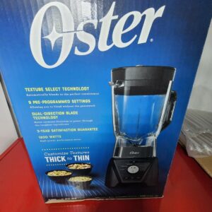 Oster Blender Texture-Select 9 Spd 64 Ounces 1200 watts- Black