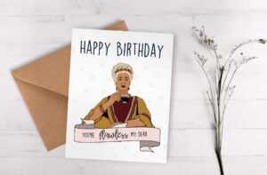 balor,the duke birthday card bridgerton funny birthday card for her happy birthday custom greeting card for him best friend birthday (the queen- flawless)