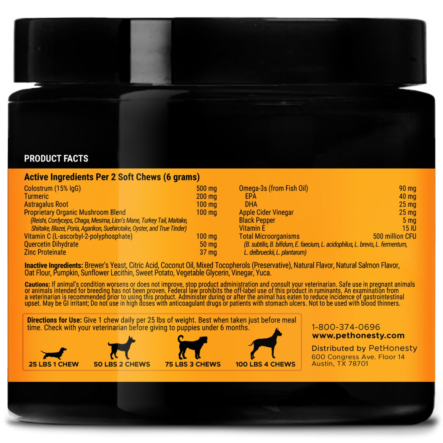 PetHonesty Chlorhexidine Shampoo + Allergy Support Soft Chew Bundle - All-Natural Dog Vitamins, Fish Oil for Dogs, Omega 3 for Dogs, Itch Relief, Shiny Dog Coat, Dog Shampoo for Allergies