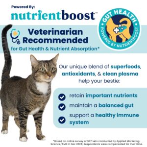 Solid Gold NutrientBoost Meal Topper for Cats - High Protein Crunchy Cat Treats Rich in Vitamins Minerals and Amino Acids - 1 Pound