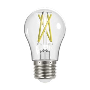 Satco (6 Pack) Vintage Edison Dimmable Led Filament Bulb, S12400, High Lumens, 5 Watt, A15; Clear; Medium Base; 2700K; 90 CRI; 120 Volt for use at Residential, Hospitality, Display and Commercial