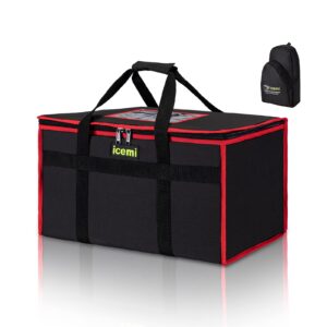 icemi catering food delivery bag with hot and cold delivery bag for food delivery,picnic,bbqs,parties,shopping,family holiday