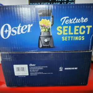 Oster Blender Texture-Select 9 Spd 64 Ounces 1200 watts- Black