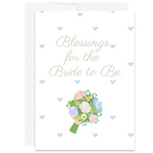 christian bridal shower card for christian bride 5x7inch card christian bridal card (single card)