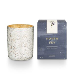 illume north sky small luxe sanded mercury candle