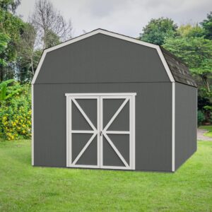 handy home products hudson 12x16 do-it-yourself wooden storage shed